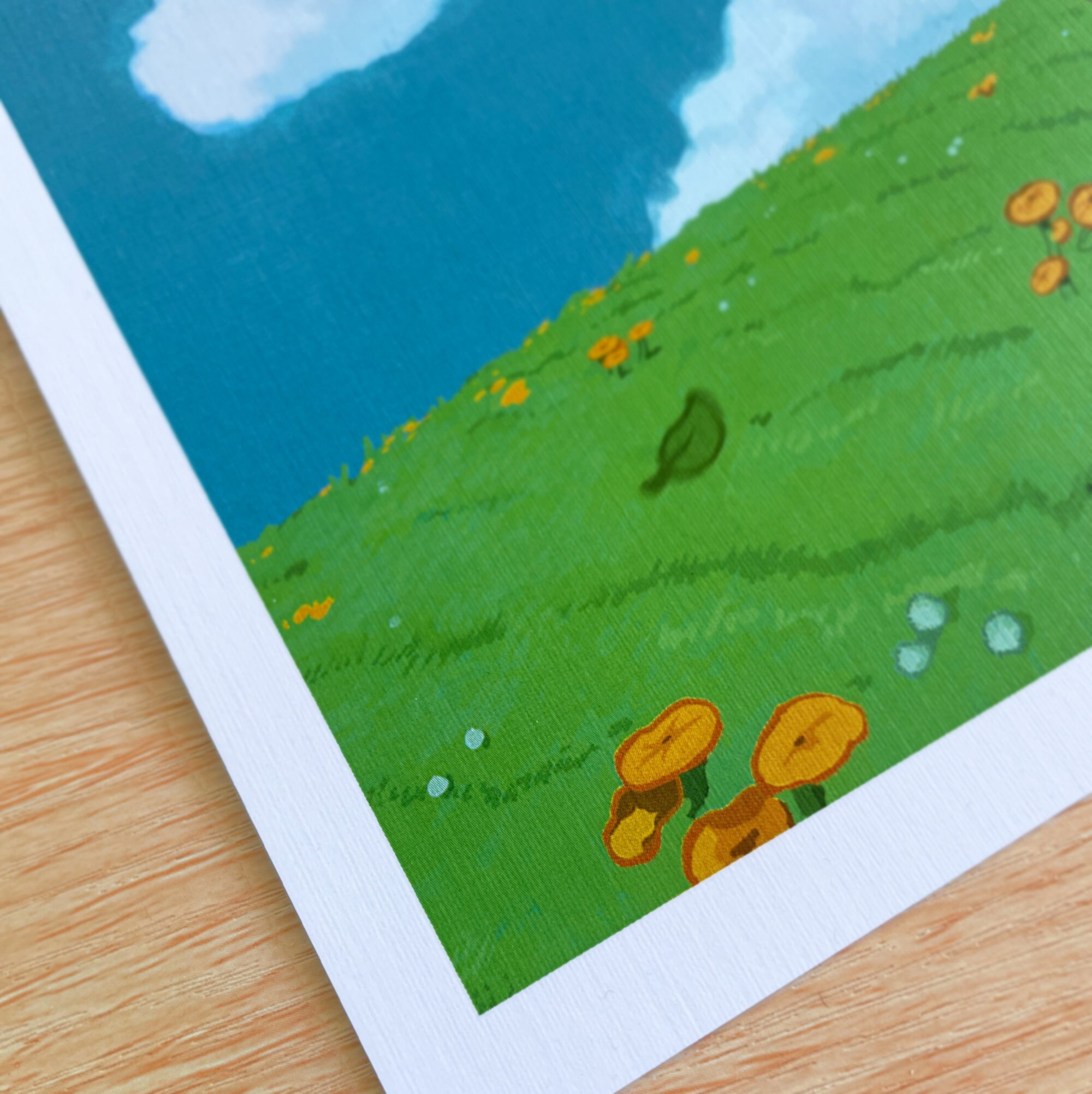 Pokemon Ghibli Style Cubone Linen Art Print, Signed - Etsy