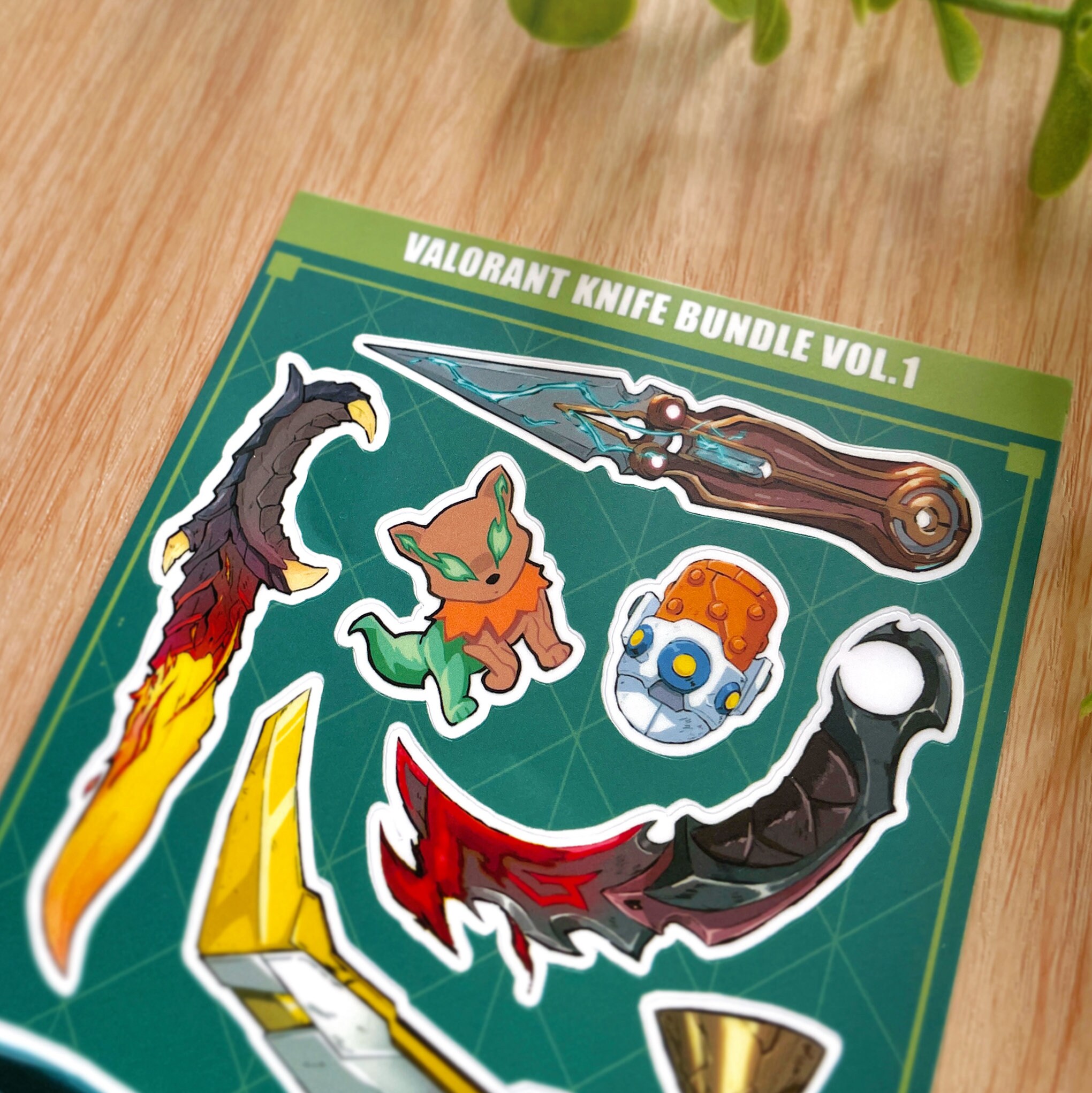Anime Style Valorant Sticker Sheet, Waterproof - Etsy