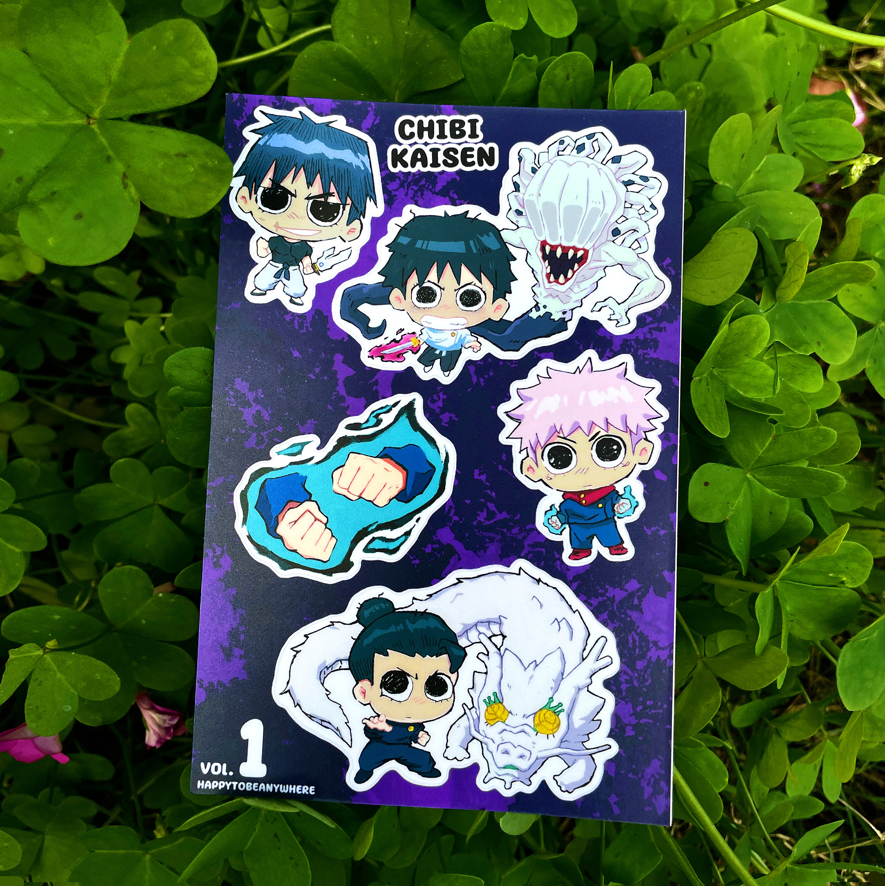 Cute Chibi JJK Sticker Sheet , Waterproof - Etsy