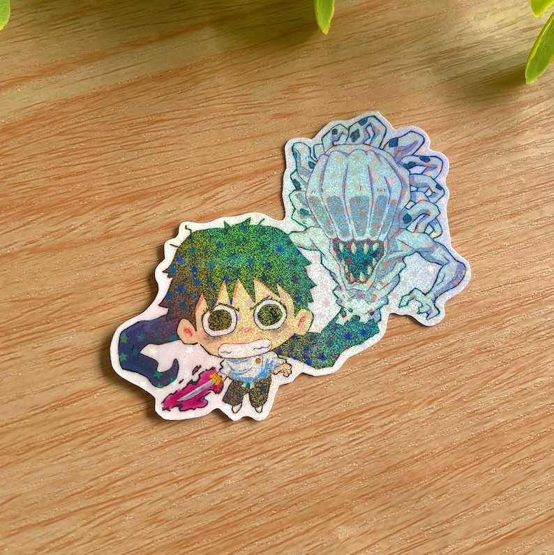 Cute JJK Yuta and Rika Sticker - Etsy