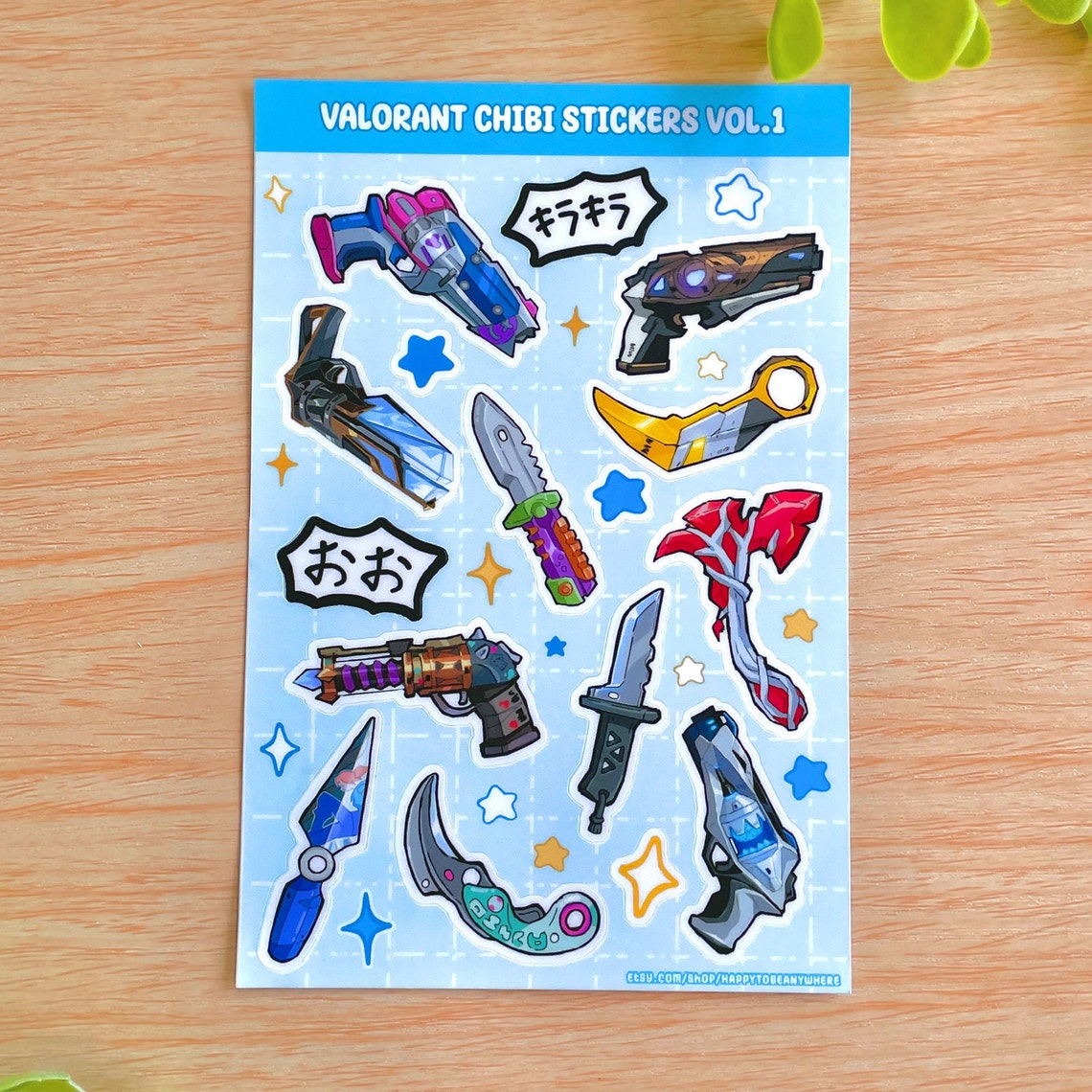 Cute Valorant Chibi Sticker Sheet Waterproof - Etsy