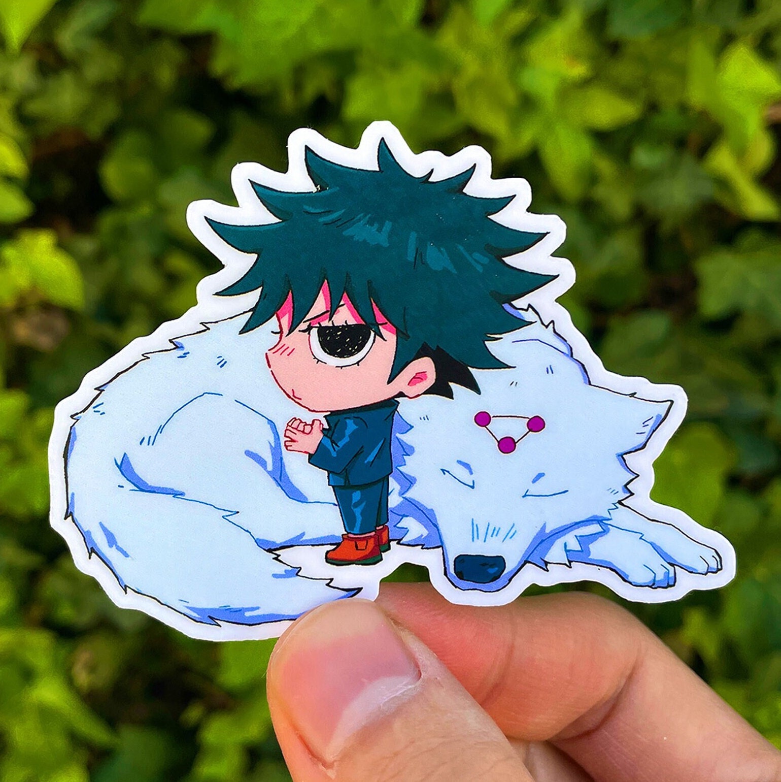 Cute JJK Megumi Sticker - Etsy