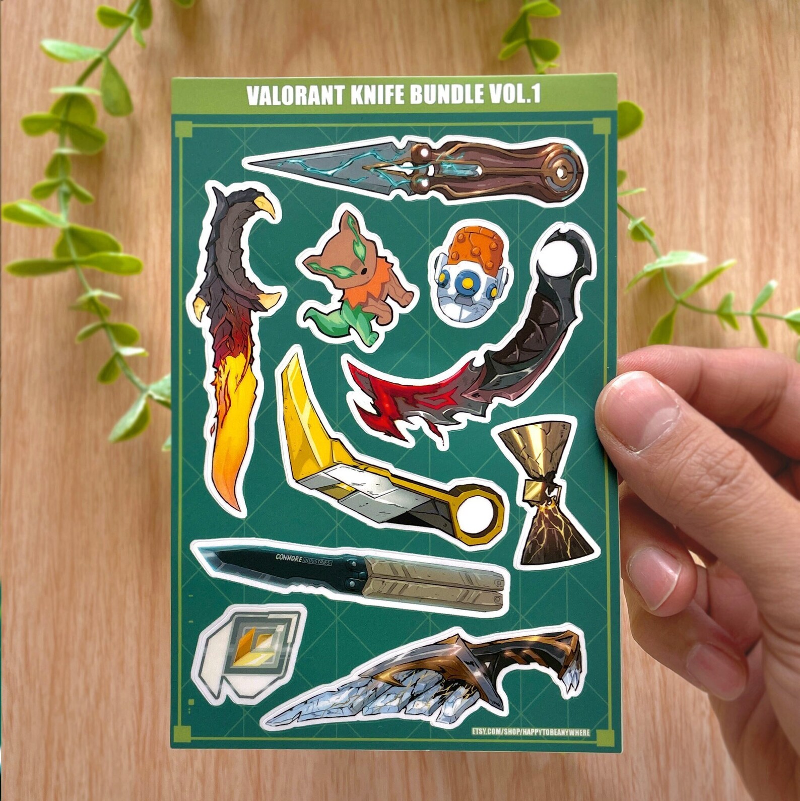 Anime Style Valorant Sticker Sheet, Waterproof - Etsy