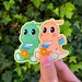 Cute Chibi Dragonite and Shiny Dragonite Sticker - Etsy