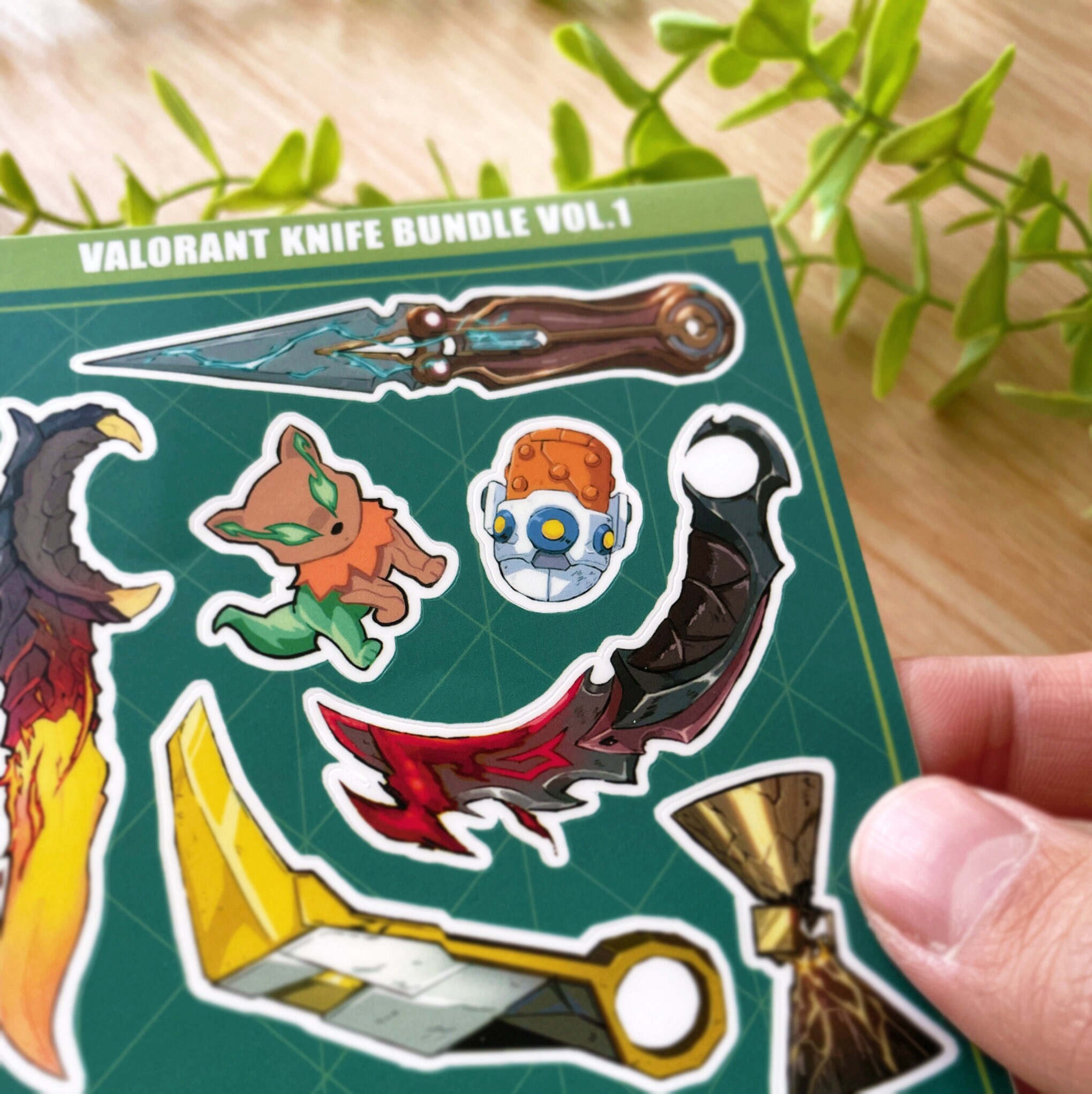 Anime Style Valorant Sticker Sheet, Waterproof - Etsy