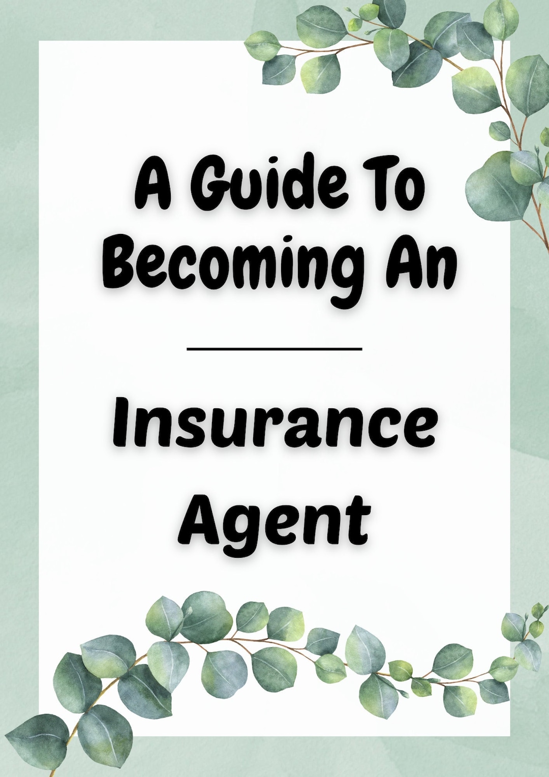A Guide to Becoming an Insurance Agent - Etsy