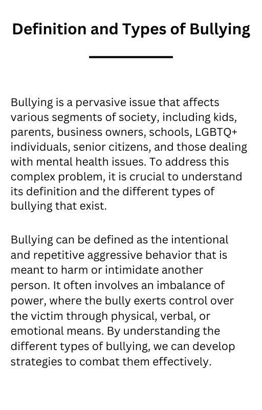 Is Your Child Being Bullied Bullying at Schools Understanding and ...