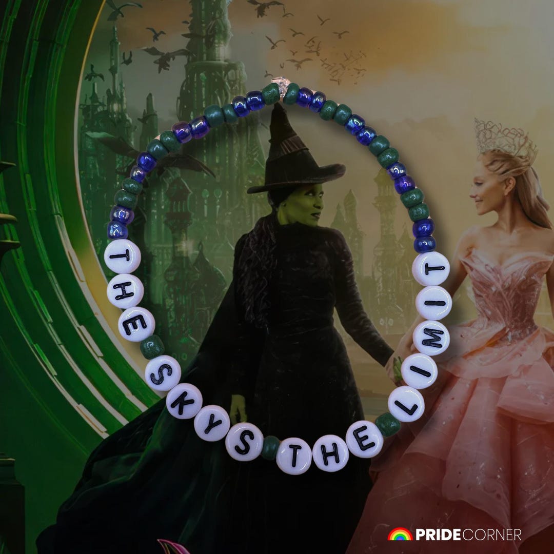 Wicked Movie Friendship Bracelet the Sky's the Limit Inspired Handmade ...