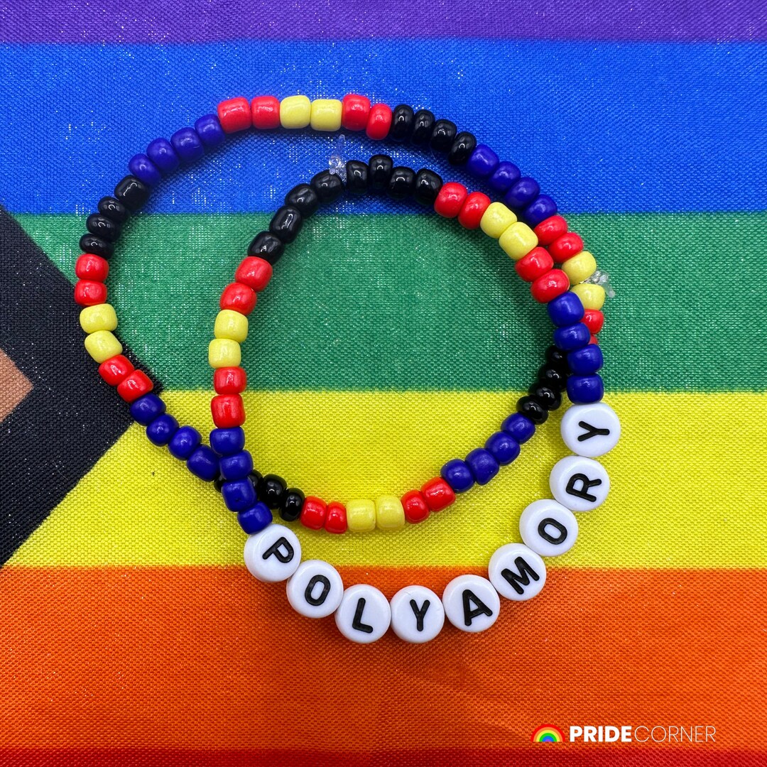 Polyamory Pride Bracelets LGBT, Non-binary, Trans, Pride - Etsy