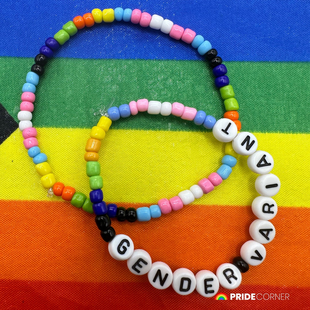 Gender Variant Pride Bracelets LGBT, Non-binary, Trans, Pride - Etsy