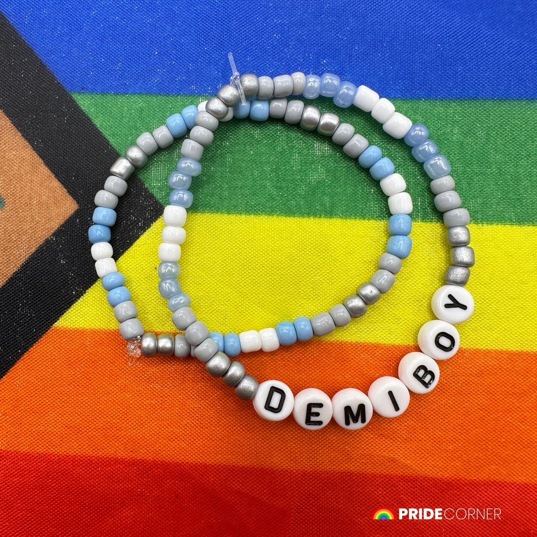 Demiboy Pride Bracelets LGBT, Non-binary, Trans, Pride - Etsy