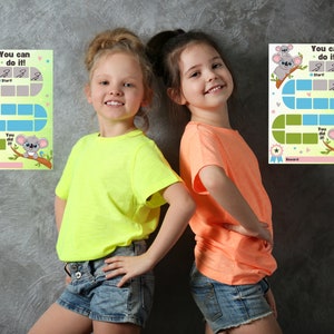 Koala Reward Chart | Kids Routine Sticker Chart | Digital Printable ...