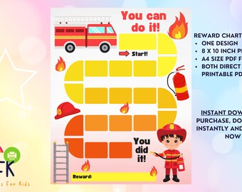 Mermaid Reward Chart Kids Routine Sticker Chart Digital Printable Cute ...