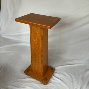 Mission Oak Pedestal Stand - Etsy