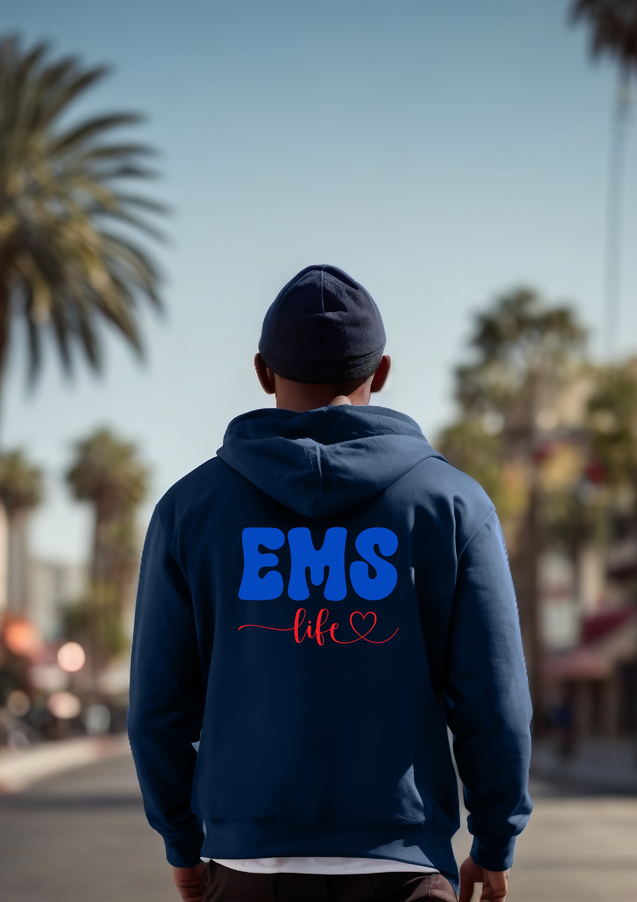 EMS Life Hoodie Sweatshirt, Paramedic Sweatshirt, EMT Unisex Heavy ...