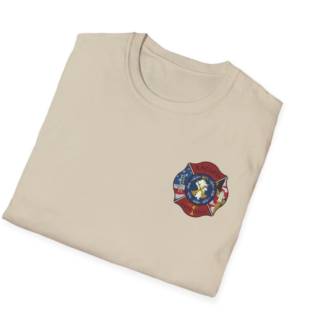 Fire Department Emblem T-shirt, Anne Arundel County Fire Shirt, First ...