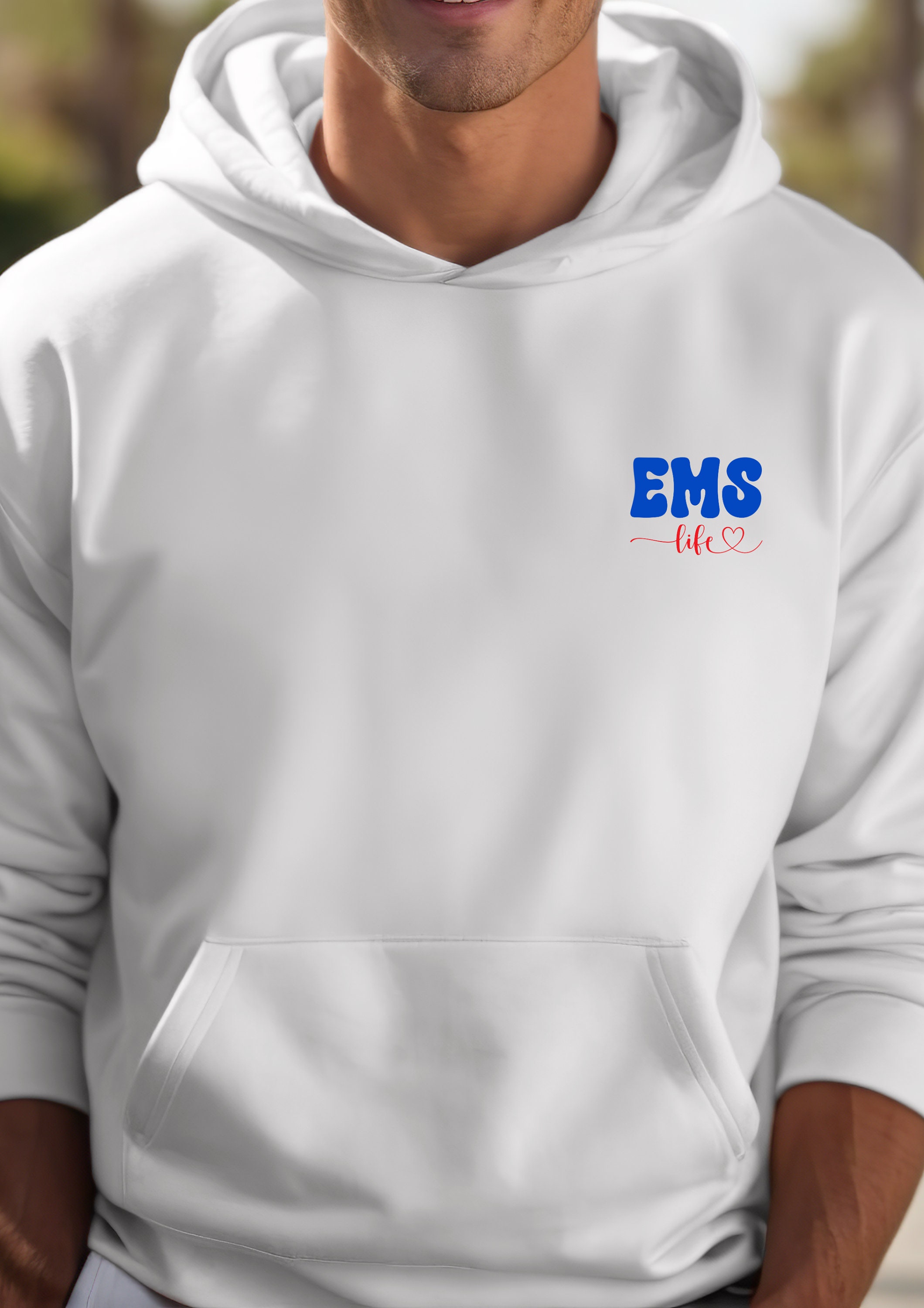 EMS Life Hoodie Sweatshirt, Paramedic Sweatshirt, EMT Unisex Heavy ...