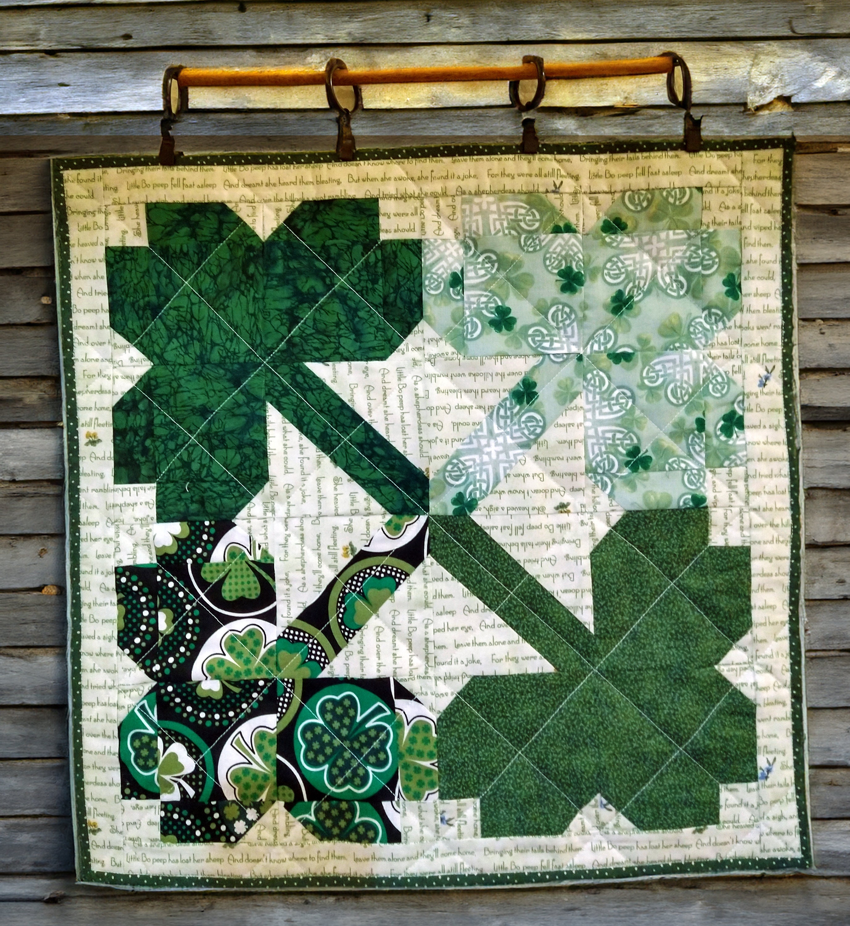 Lucky Quilt Pattern -- a PDF Pattern for Throw Quilts and Table Toppers ...