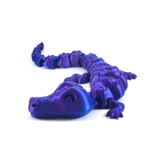 3D Printed Articulating Alligator - Fidget Toy - Etsy