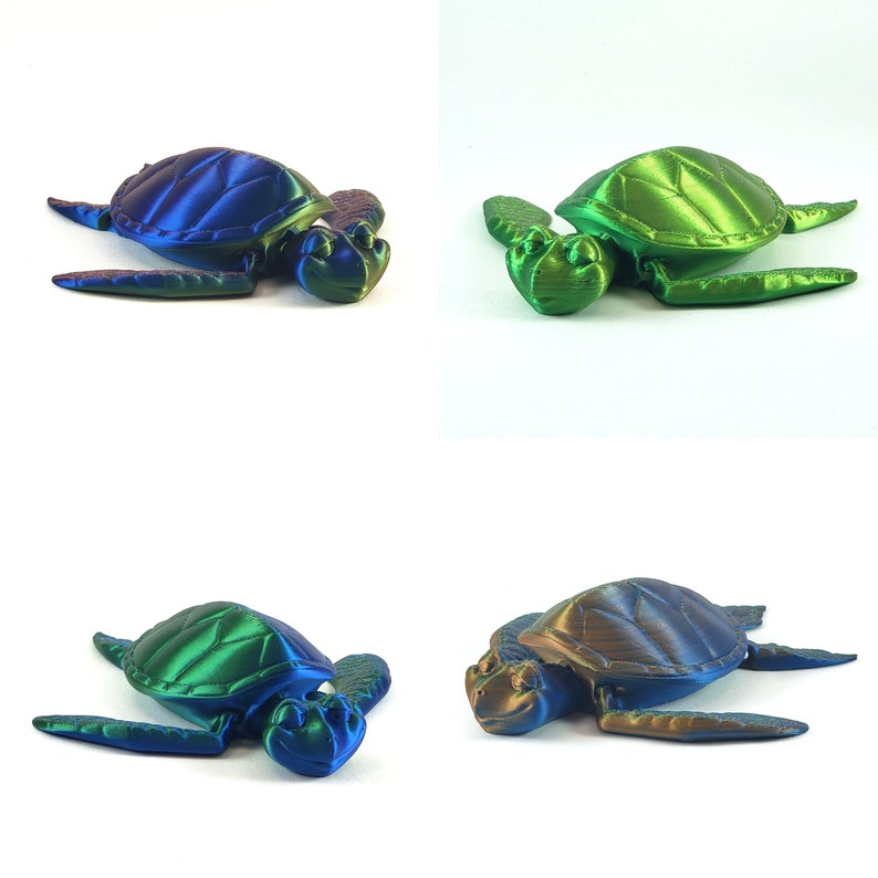 3D Printed Articulating Turtle - Etsy