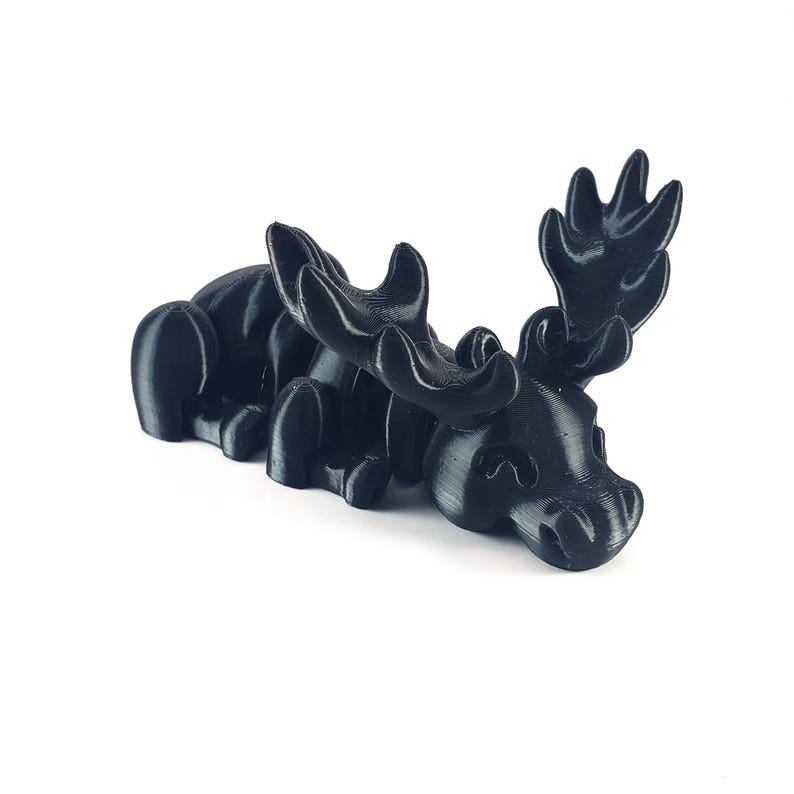 3D Printed Articulating Moose - Fidget Toy - Etsy