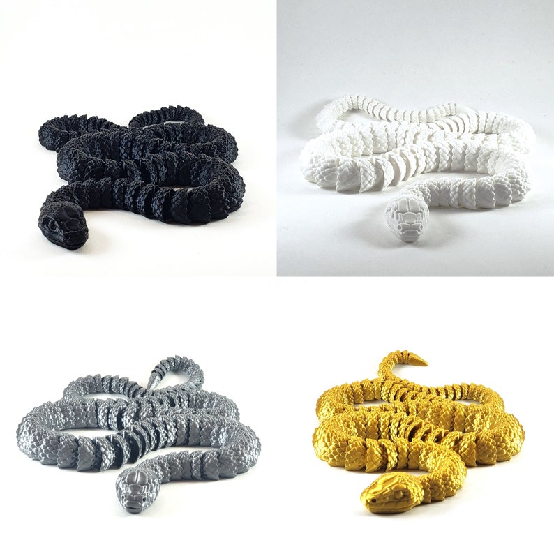 3D Printed Articulating Snake - Etsy