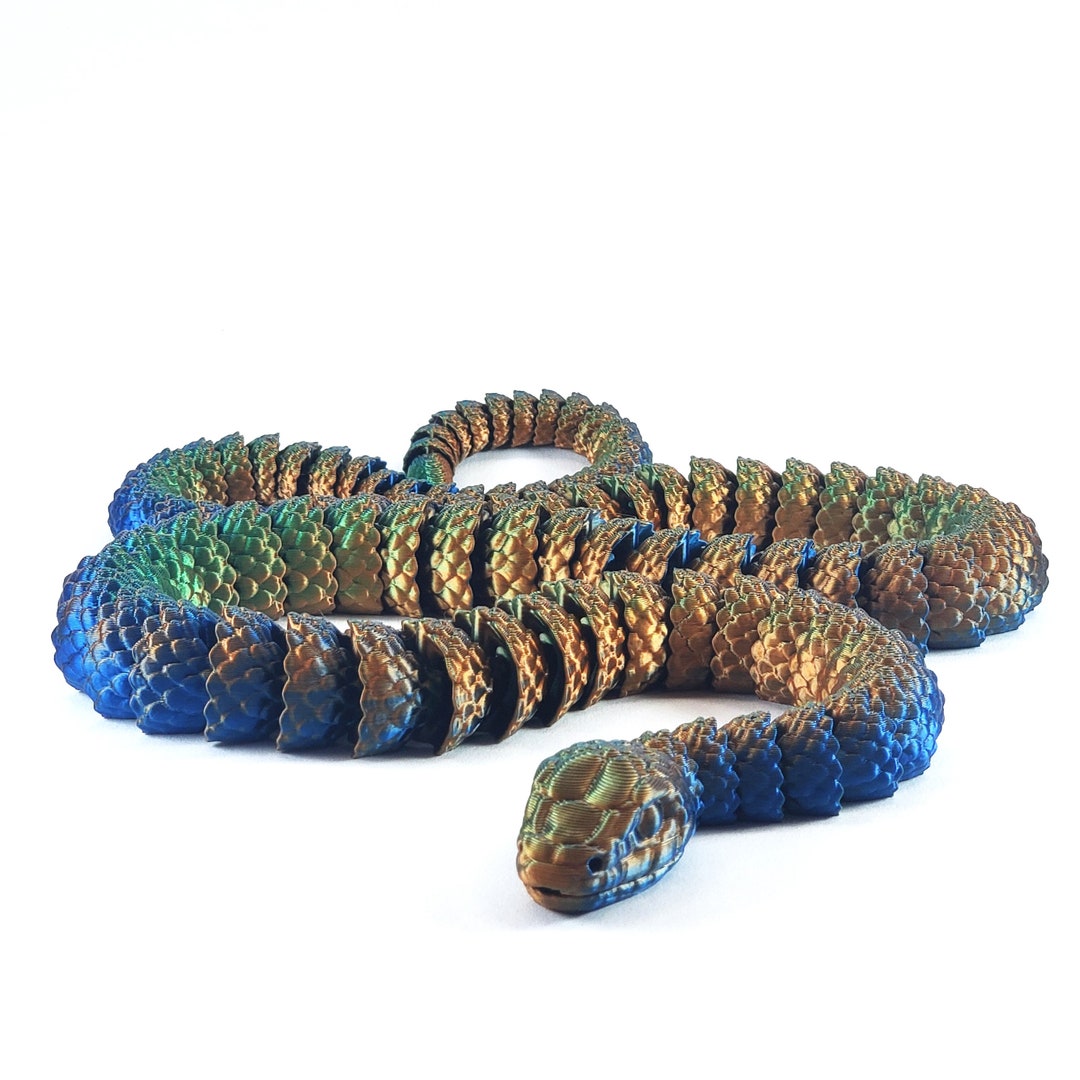 3D Printed Articulating Snake - Etsy