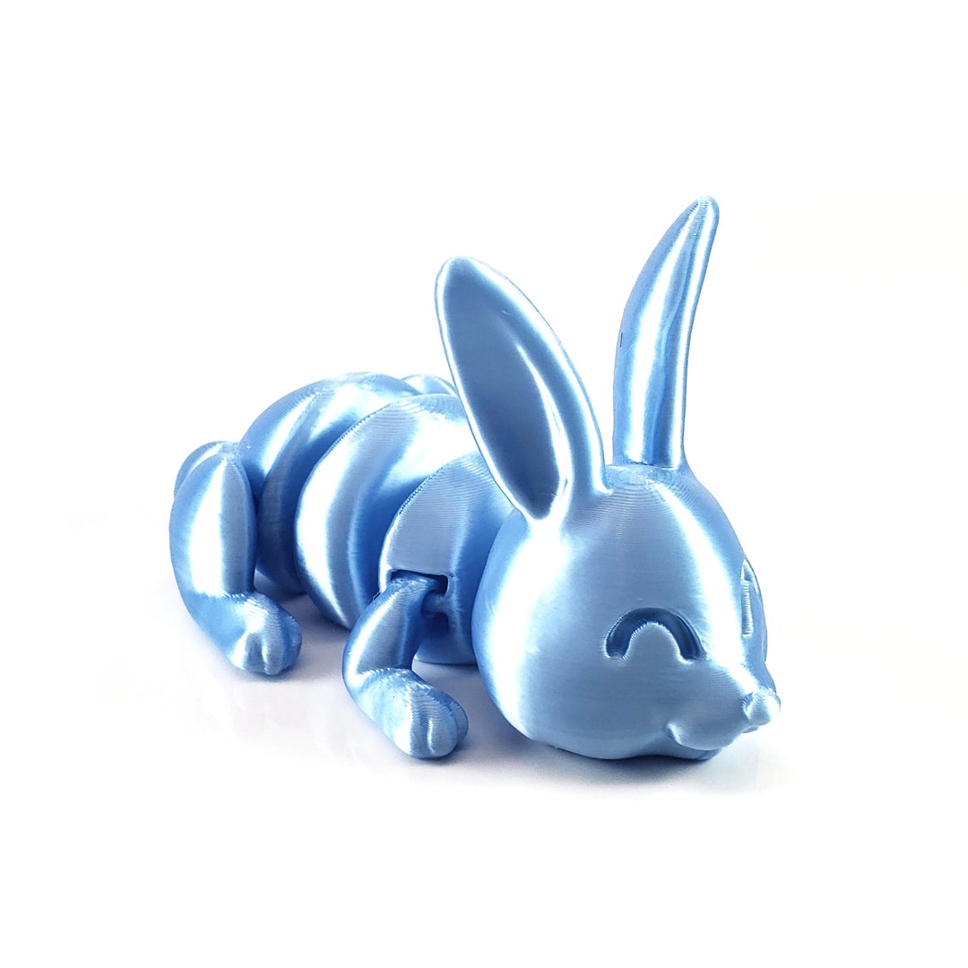 3D Printed Articulating Rabbit - Fidget Toy - Etsy