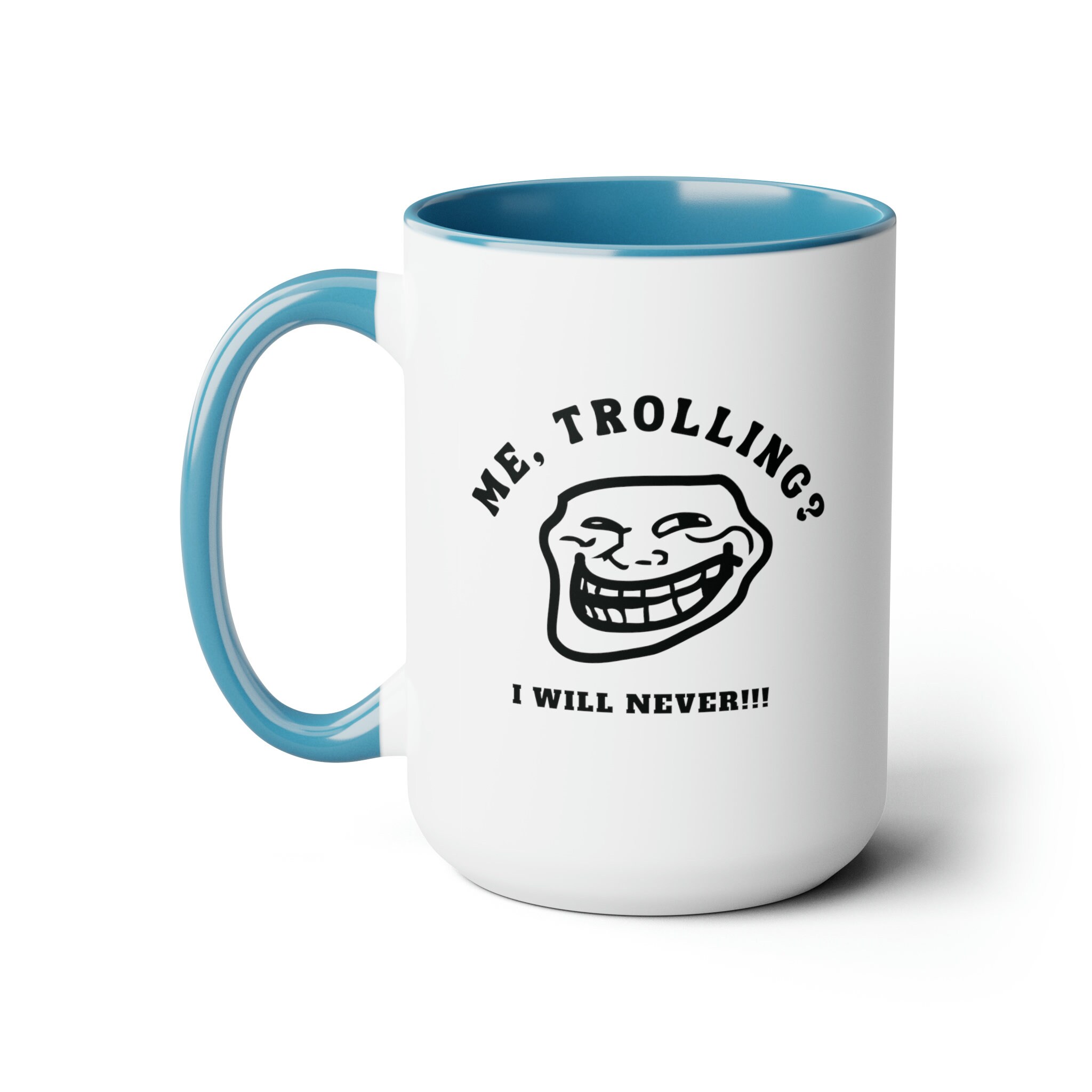 Troll Face Meme Mug, Funny Mug, Meme Gift, Meme Coffee Mug, Troll Gift ...