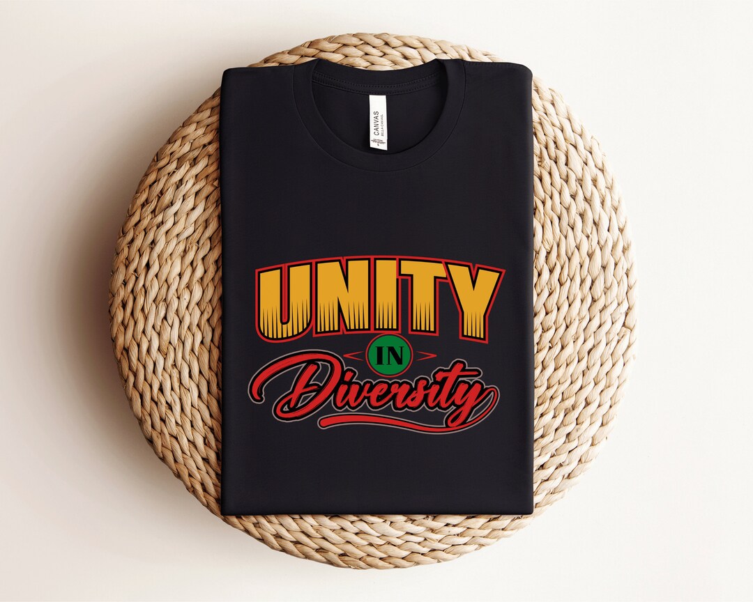 Unity in Diversity Shirt. Black History Month Shirt. African American ...