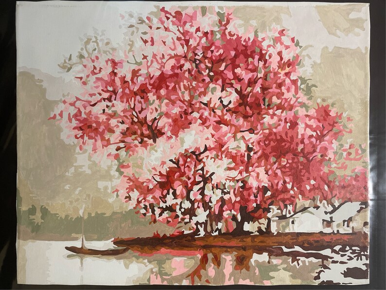 Cherry Blossom Tree Print - Etsy