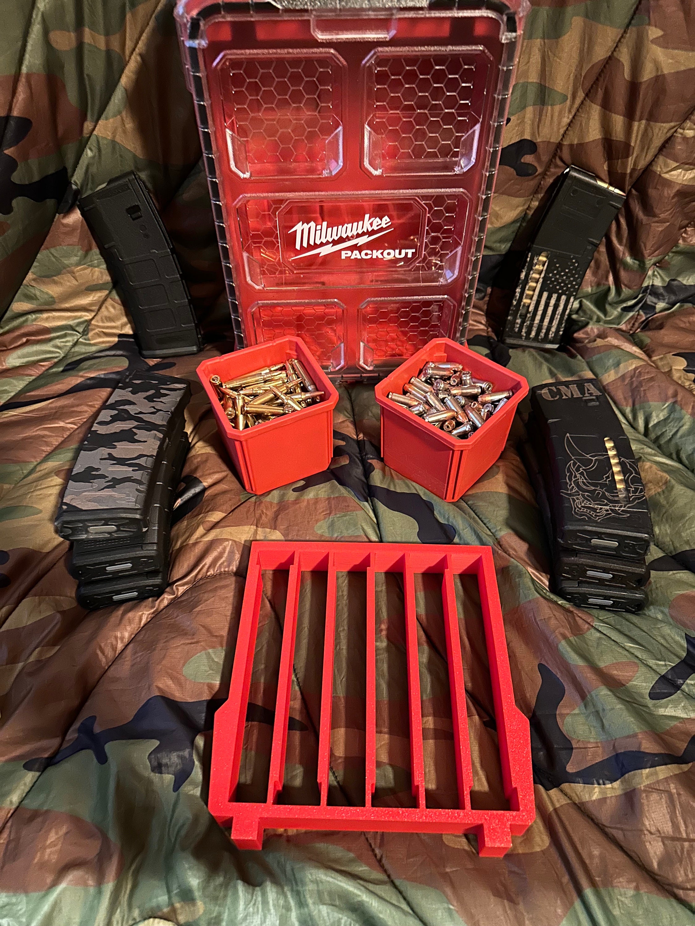 MAGOUT MINI Pmag 6 Magazine (.223) Holder for Your Milwaukee Packout ...