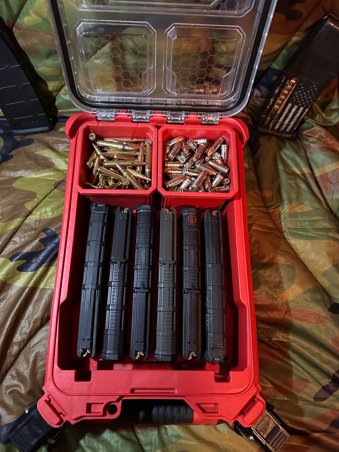 MAGOUT MINI Pmag 6 Magazine (.223) Holder for Your Milwaukee Packout ...