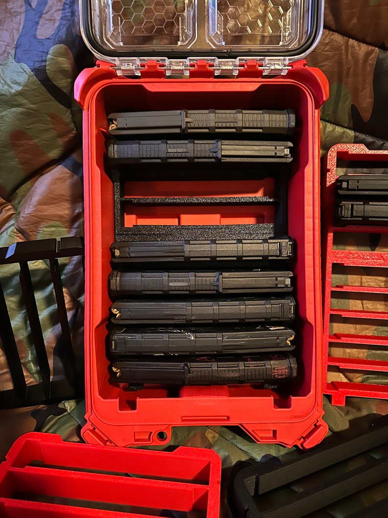 MAGOUT Pmag 9 Magazine (.223) Holder for Your Milwaukee Packout Box. - Etsy