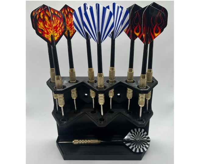 Wall Mount Darts Holder for 12 Darts, Darts Rack for Games Room, Gift ...