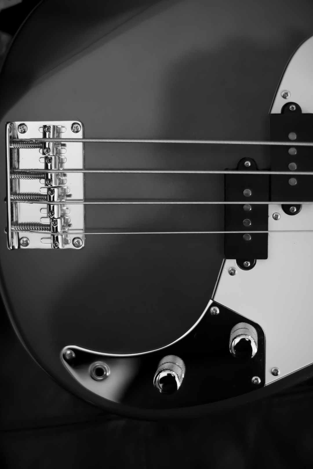 Bass Guitar Black and White Photo, Black and White Photography, Fine ...