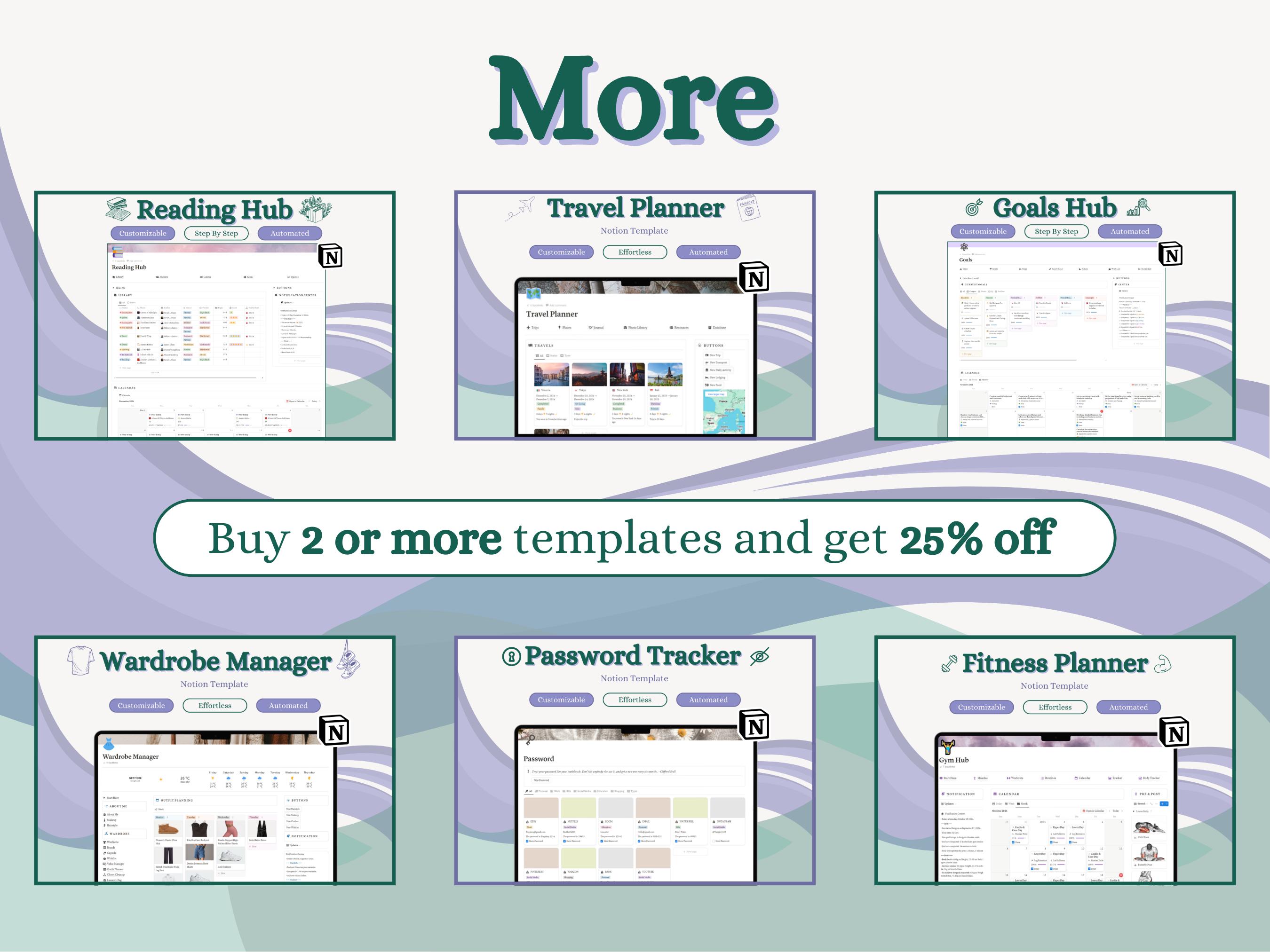 Study Hub Notion Template University Study Organizer Pomodoro Course ...