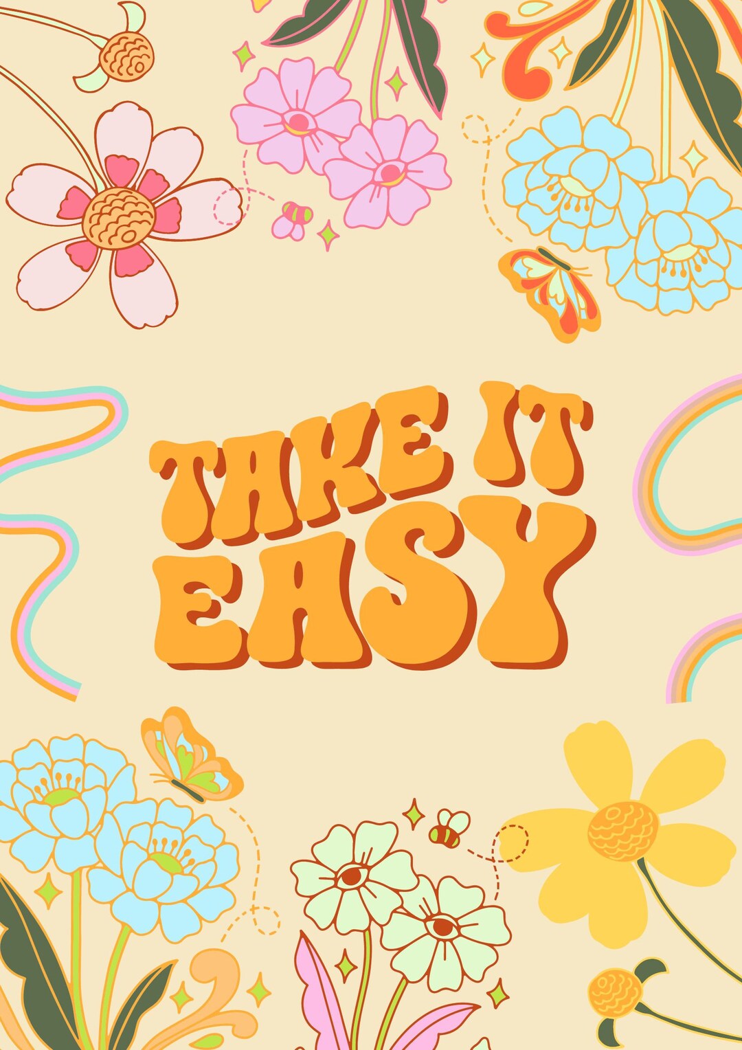 2024 Retro Motivational Poster - Etsy