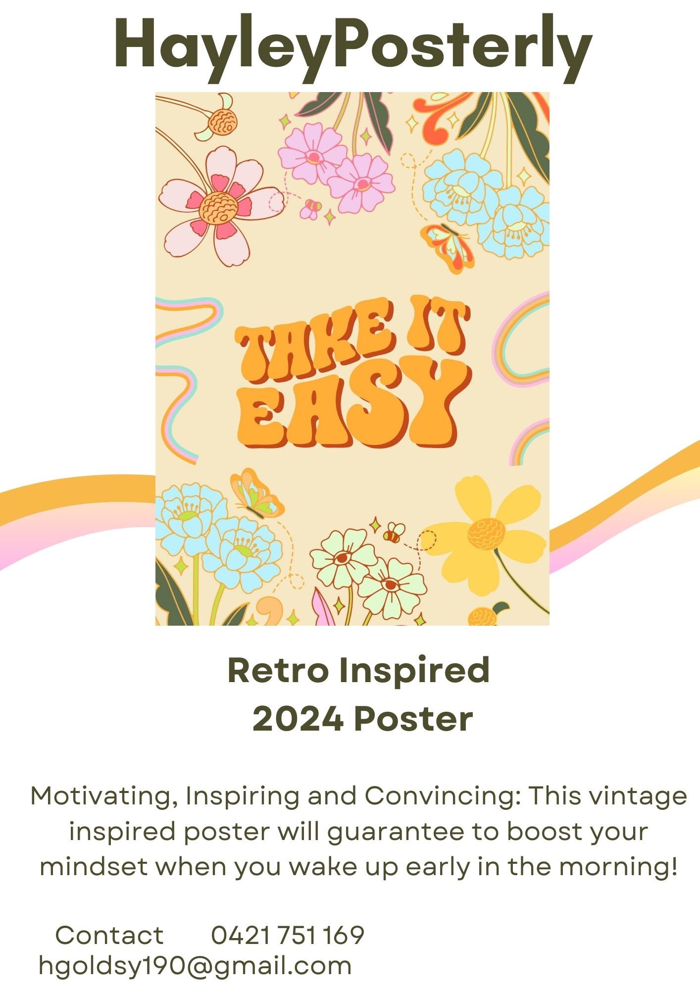 2024 Retro Motivational Poster - Etsy