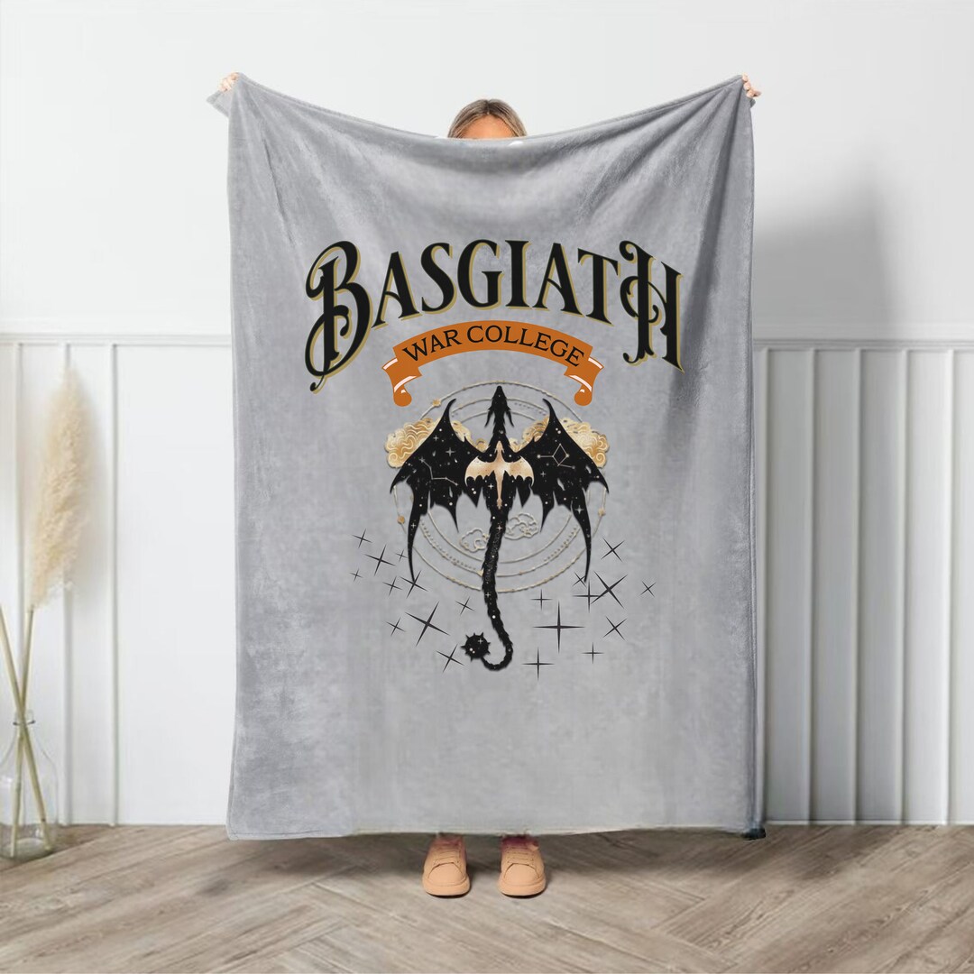 Basgiath War College, Basgiath Blanket, Gifts for Readers, Ya Fantasy ...
