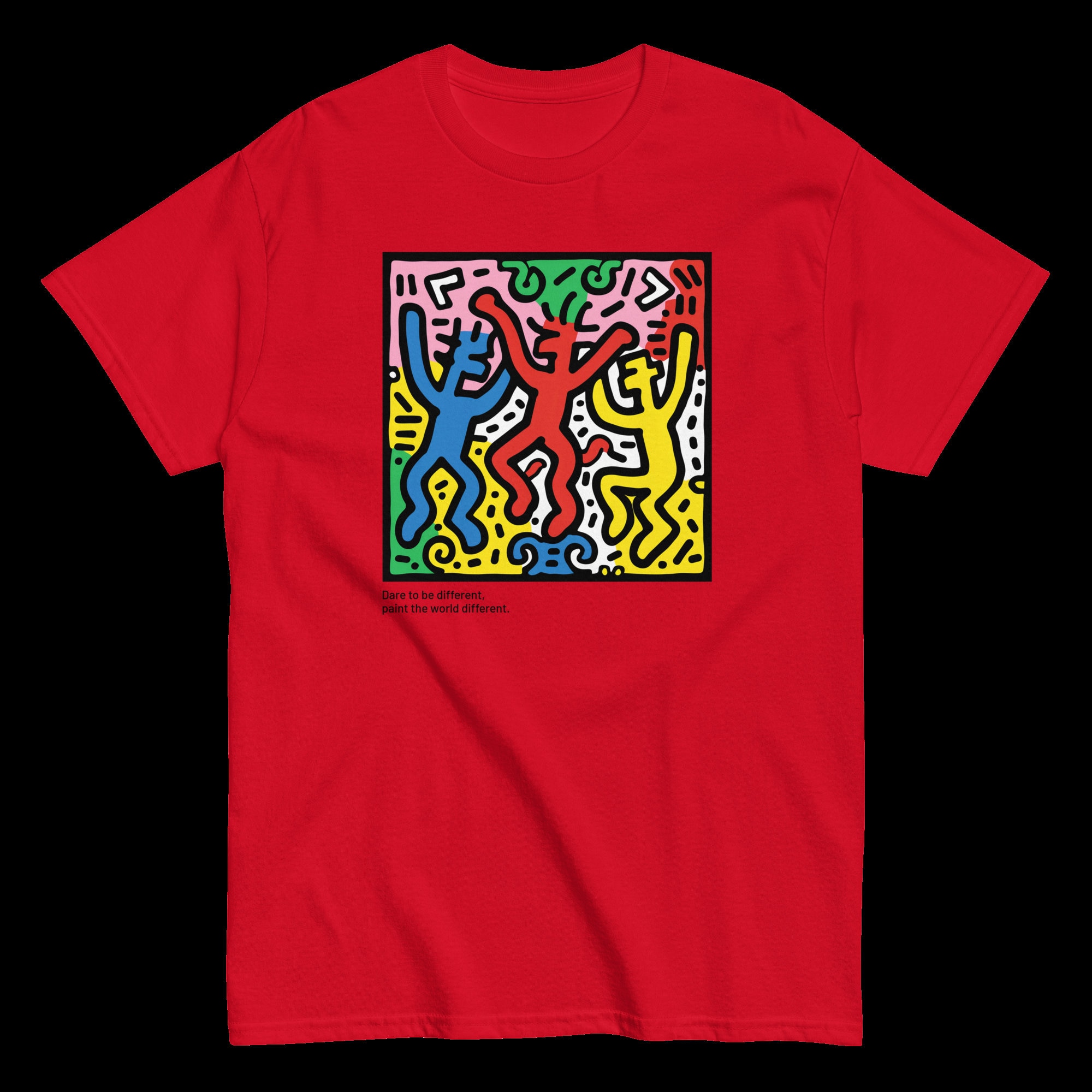 Keith Haring T Shirt | Vintage Shirt | Retro Tee | Graphic T Shirt ...