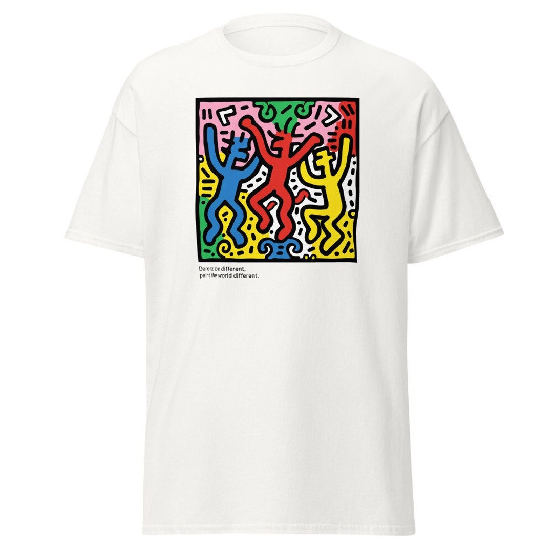 Keith Haring T Shirt | Vintage Shirt | Retro Tee | Graphic T Shirt ...