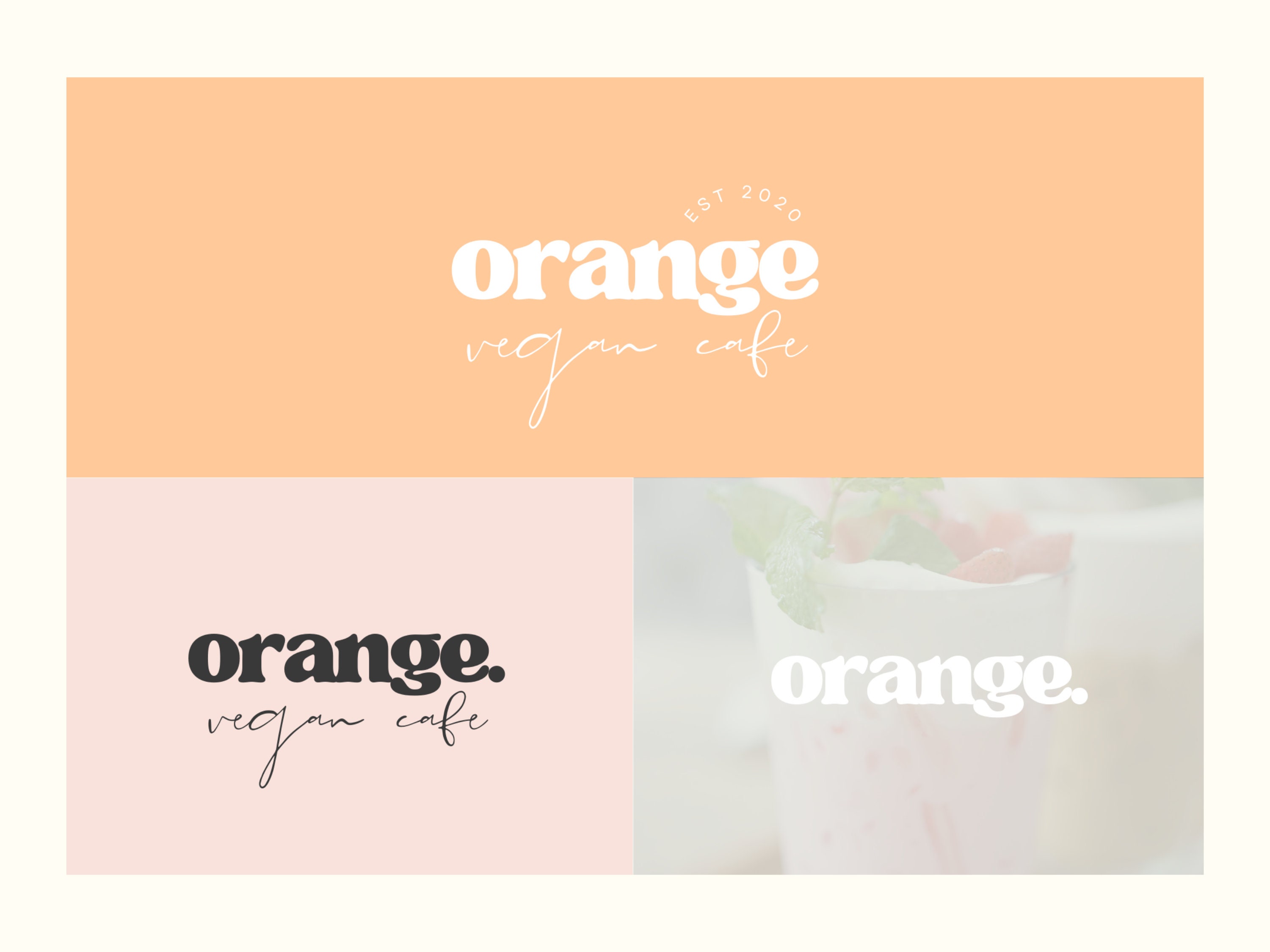 Branding Guide Template, Branding Kit, DIY Logo, Business Branding Kit ...