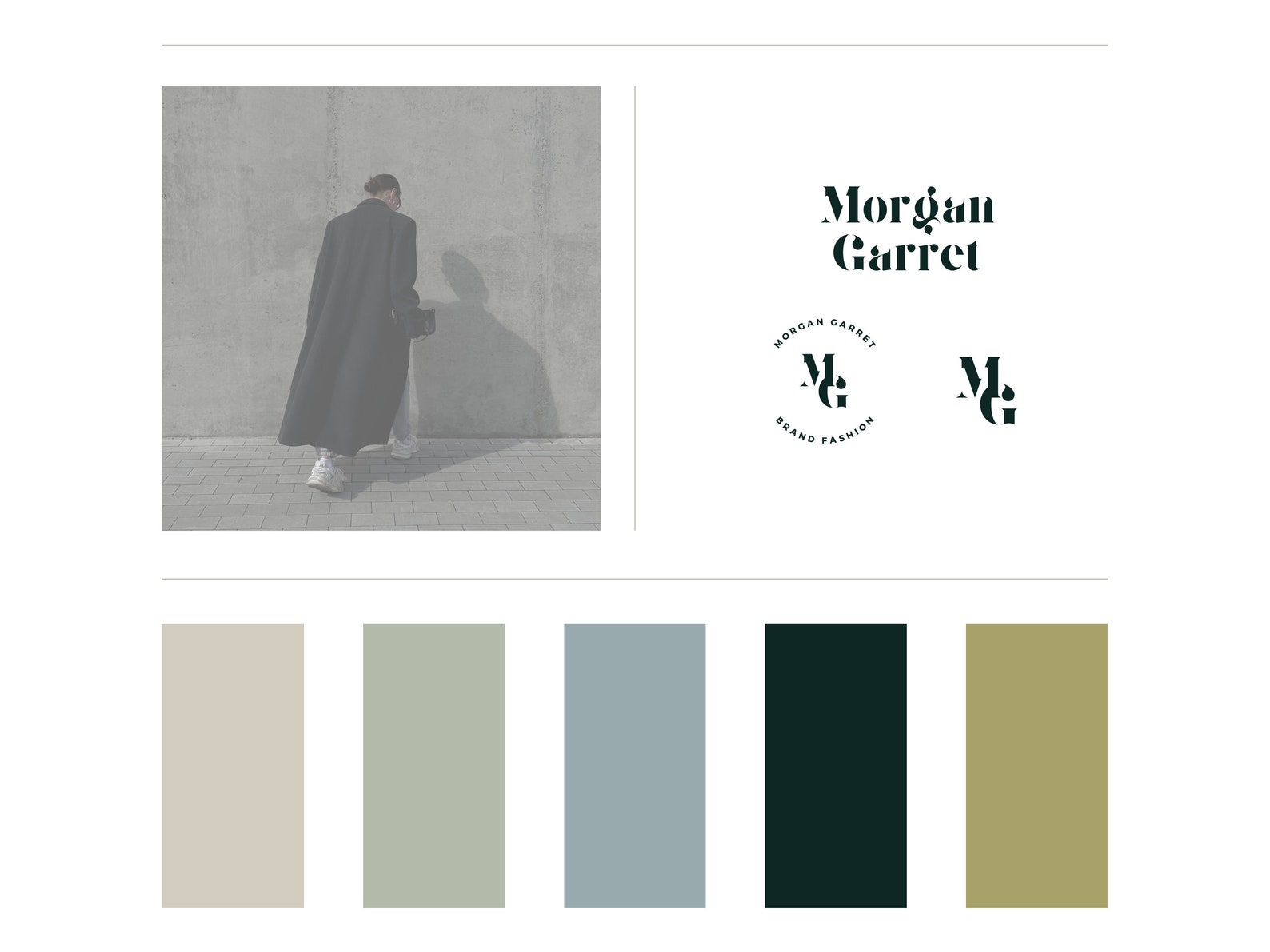 Modern Brand Guide Template Brand Board Template DIY Logo DIY Color ...