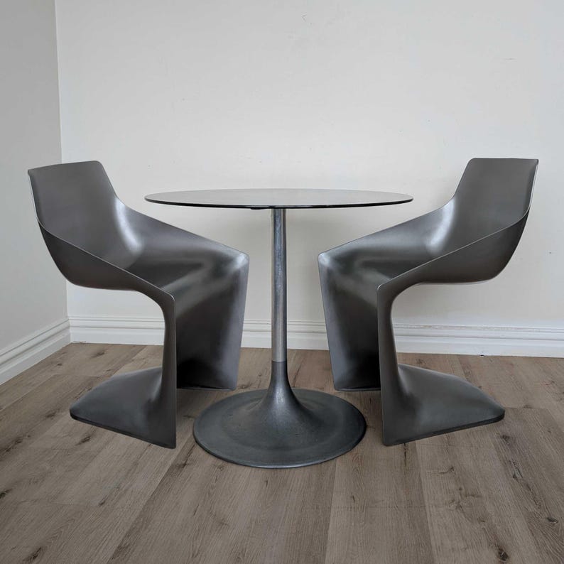 Kristalia Pulp Chairs With 1960s Italian Tulip Table - Etsy