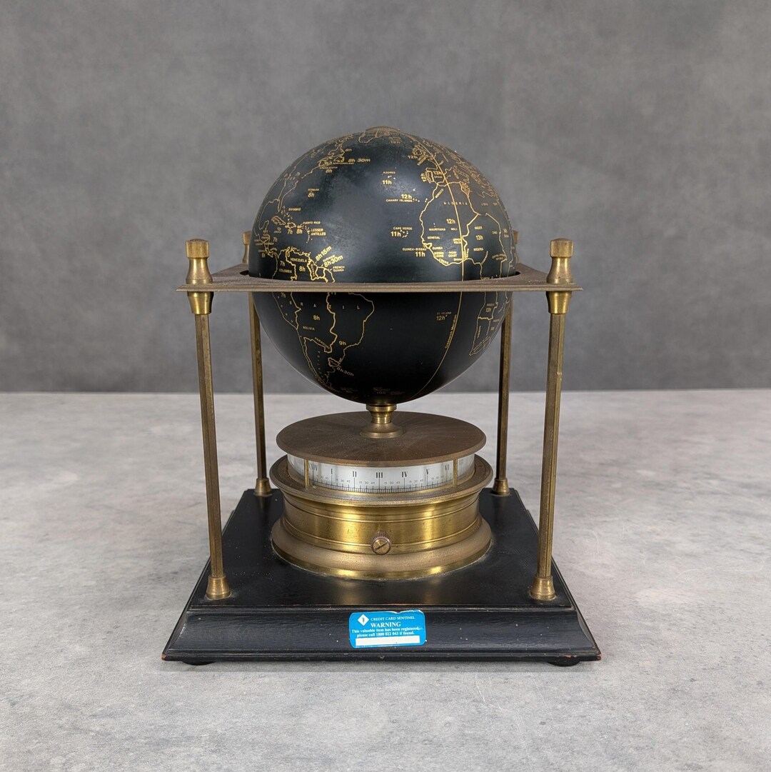 1979 Royal Geographical Society World Clock by Arthur Imhof SA - Etsy