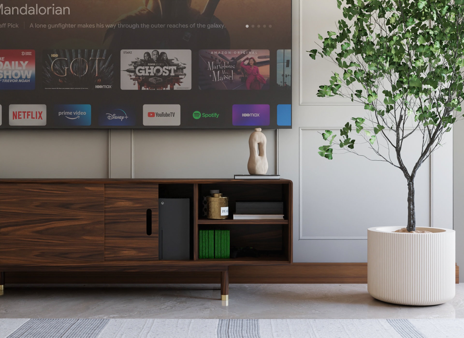Mid Century Modern Media Center