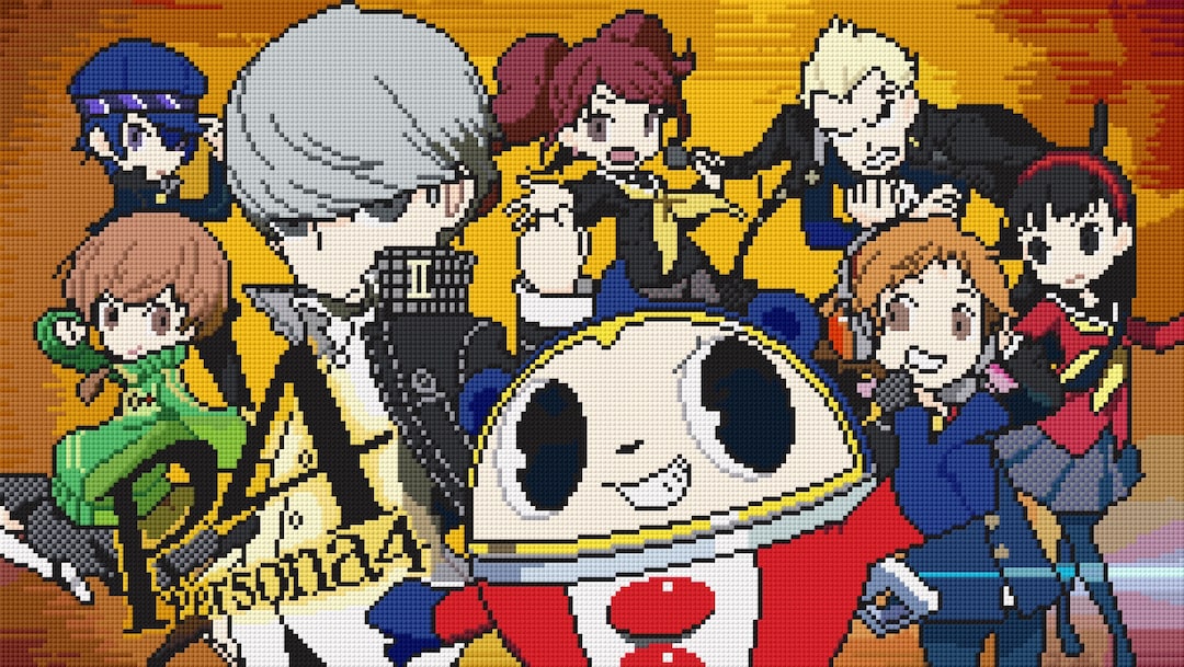 Persona 4 Chibi Full Team Cross Stitch Pattern - Etsy