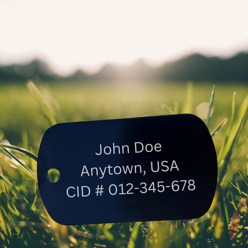 Custom Engraved Trap Tags | Hunting Tags | Laser Engraved ...