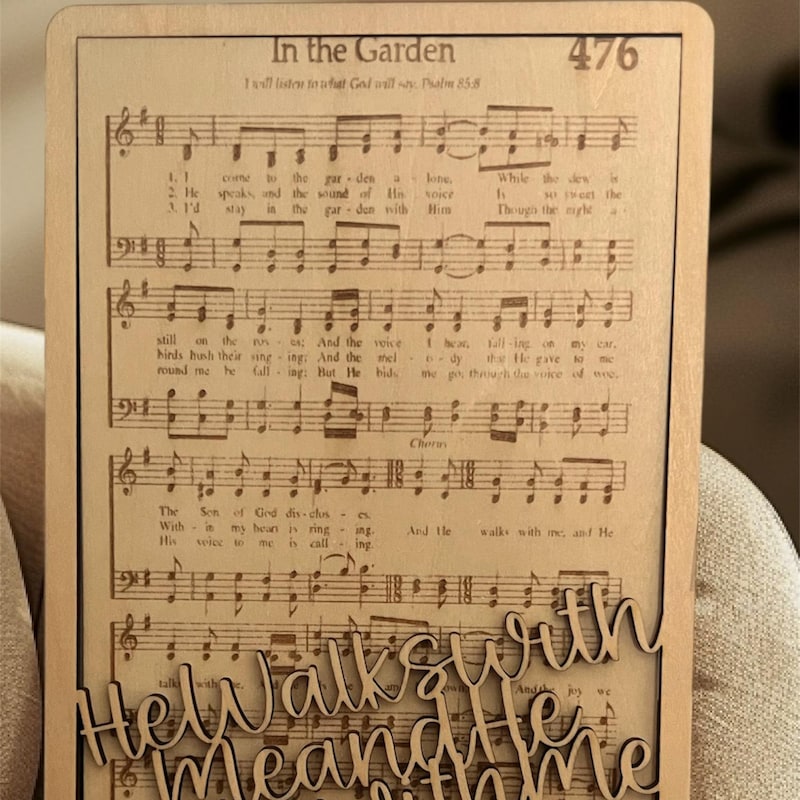 Hymn Embroidery File - Etsy